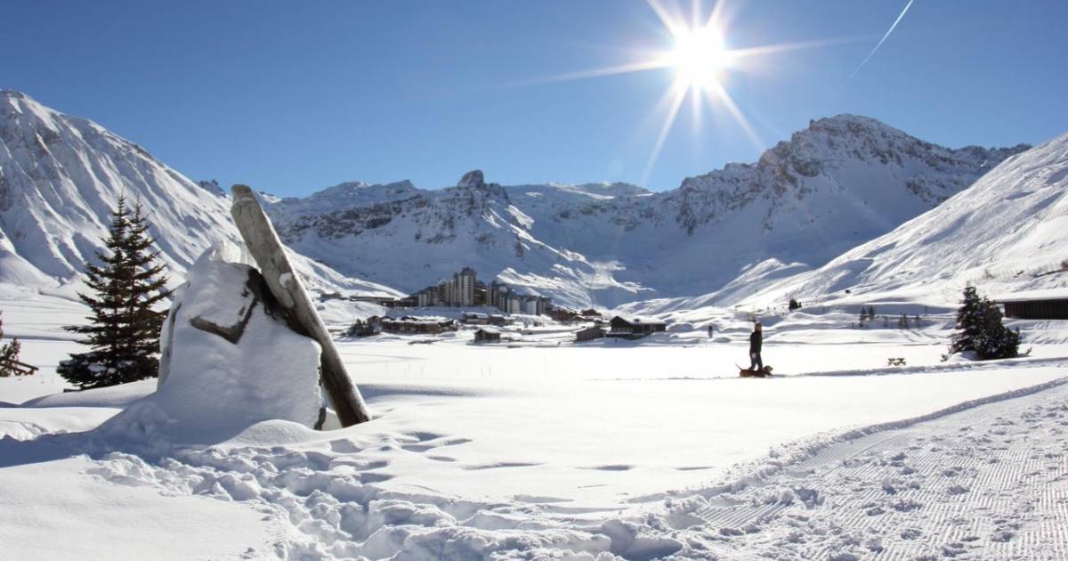 Tignes - Ski resort in Savoie - North Alps - France